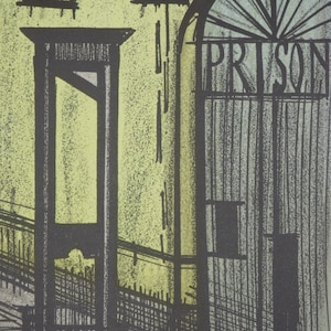 BUFFET Bernard : the Guillotine Original LITHOGRAPH Referenced MOURLOT ...