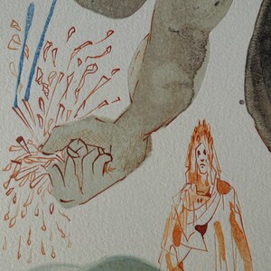 Salvador DALI: Inferno 31, the Giants, Original Engraving, DIVINE ...
