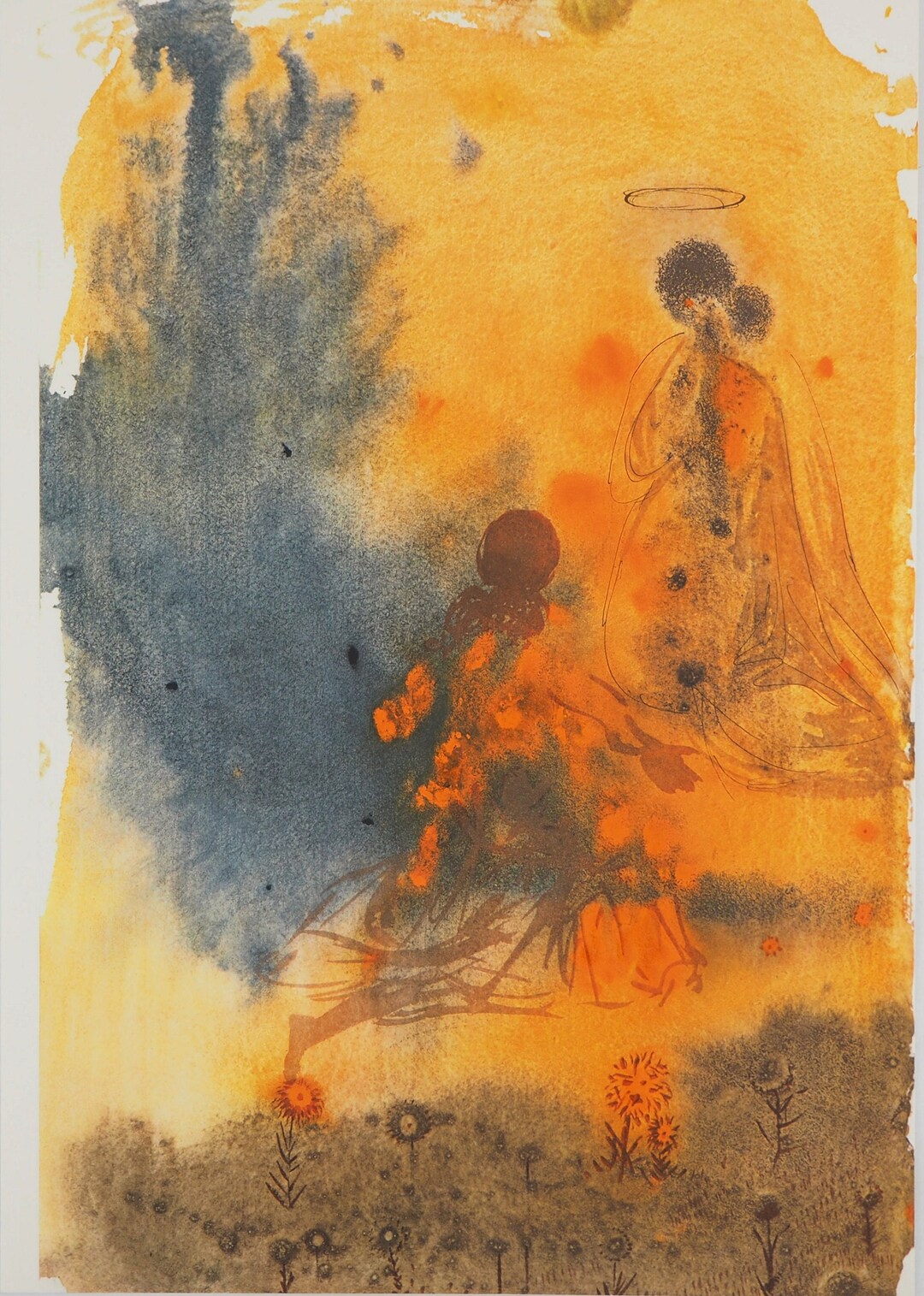 Salvador DALI: the Heavenly Bride, Original Signed Lithograph, 1967 - Etsy
