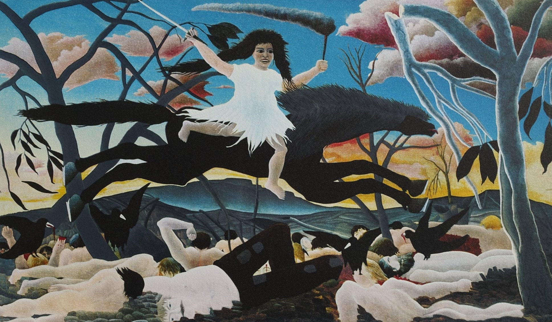 Henri ROUSSEAU : The War Original LITHOGRAPH signed and | Etsy