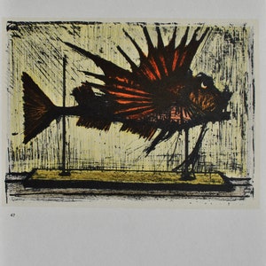 Bernard BUFFET : the Insects 10 LITHOGRAPHS 1967 by MOURLOT - Etsy