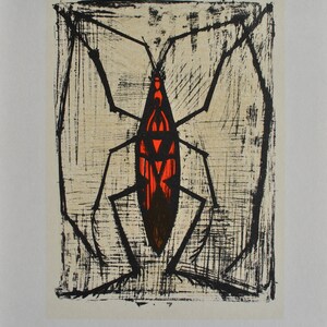 Bernard BUFFET : the Insects, 10 LITHOGRAPHS, 1967 by MOURLOT - Etsy