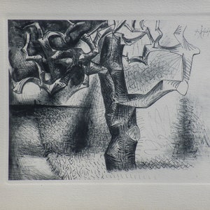 Pablo PICASSO - the Old Dead Tree - Original Etching, 1952 - Etsy