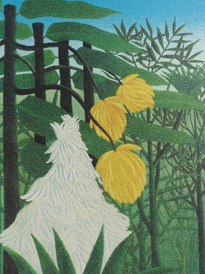 Original LITHOGRAPH Signed and Numbered From Henri ROUSSEAU : | Etsy