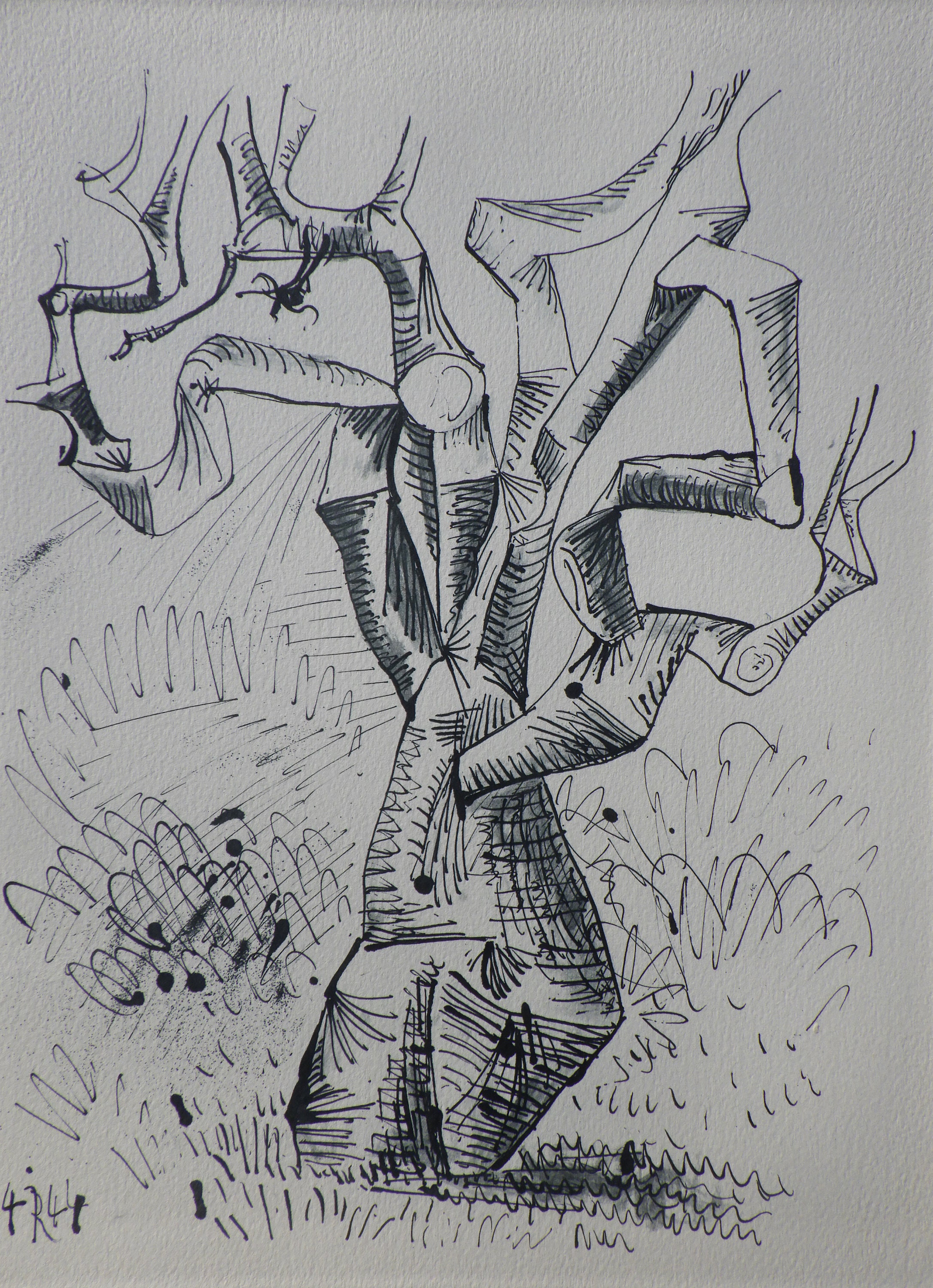 Pablo PICASSO - the Old Tree in Winter - Original Etching, 1952 - Etsy