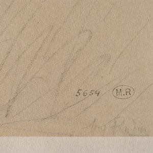 Auguste RODIN : Half Naked Young Model, Original Etching, 1949 - Etsy