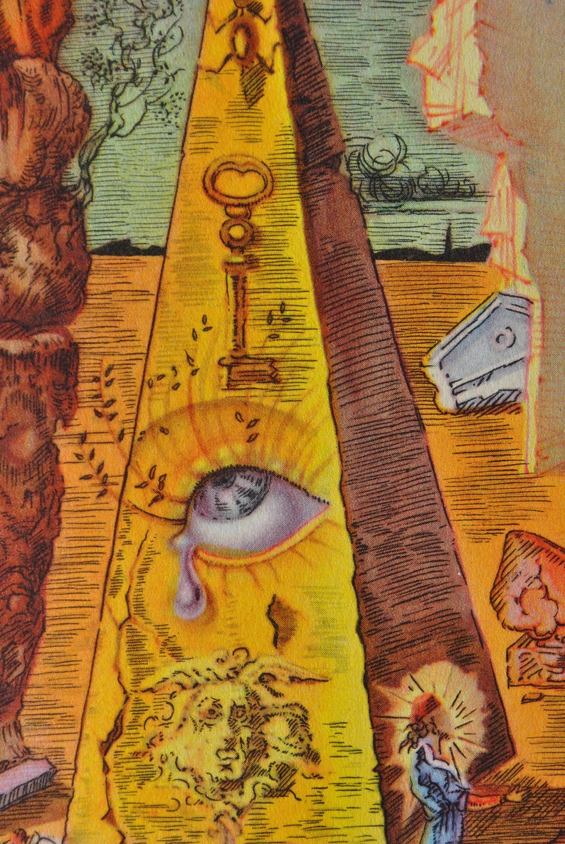 Salvador DALI : the Divine Eye Signed and Dated Etching - Etsy