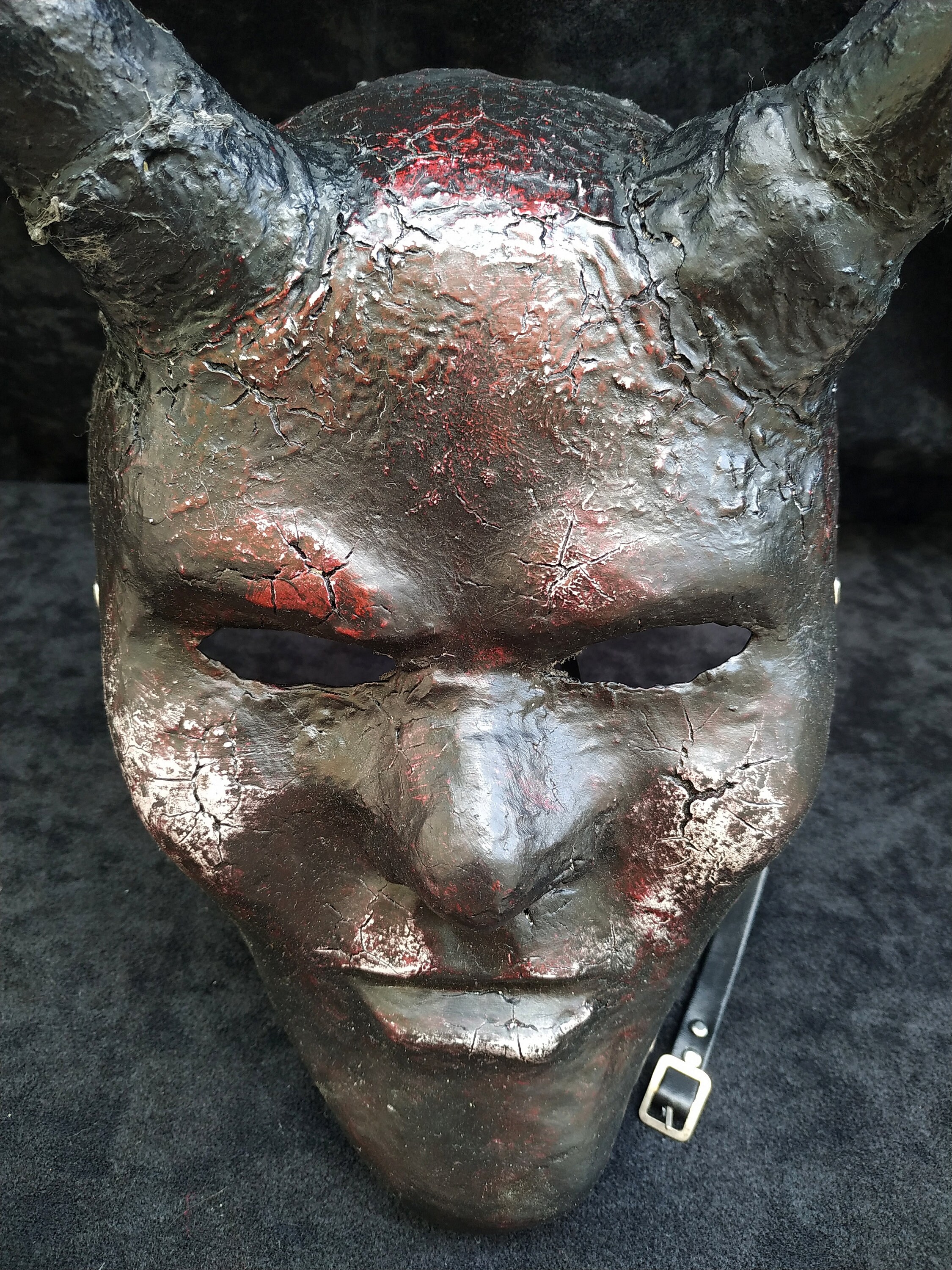 Lucifer Mask, Demon Mask, Wearable Mask, Halloween Mask, Mask With Long ...