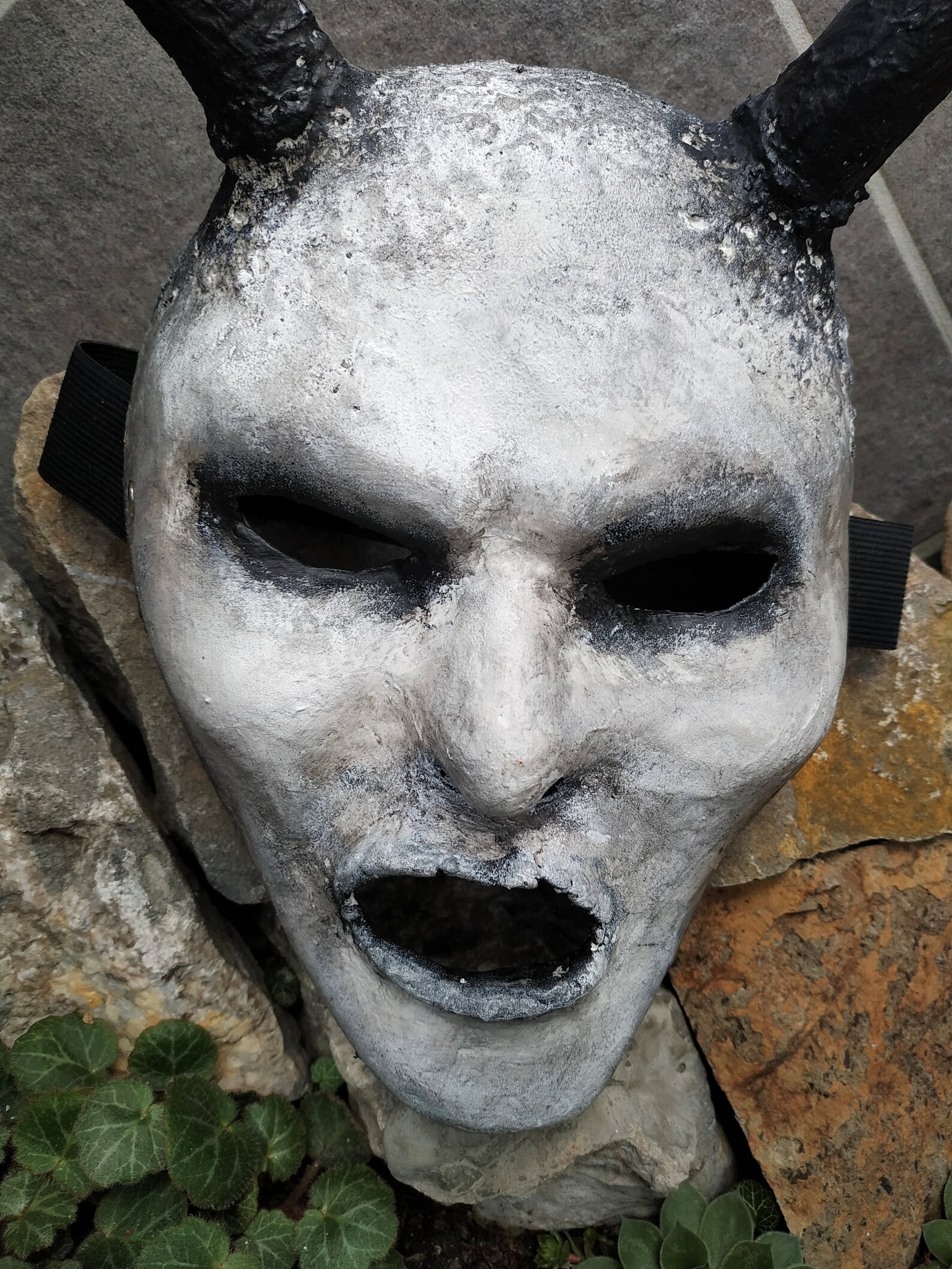 Lucifer Mask Demon Mask Wearable Mask Halloween Mask - Etsy
