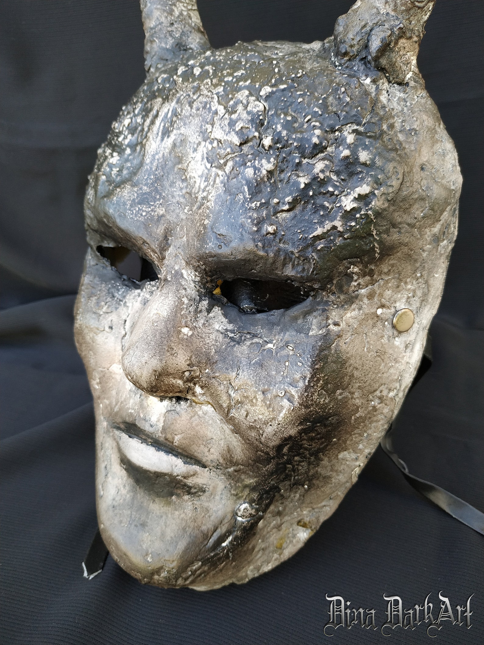 Lucifer mask Demon mask Wearable mask Halloween mask Mask | Etsy