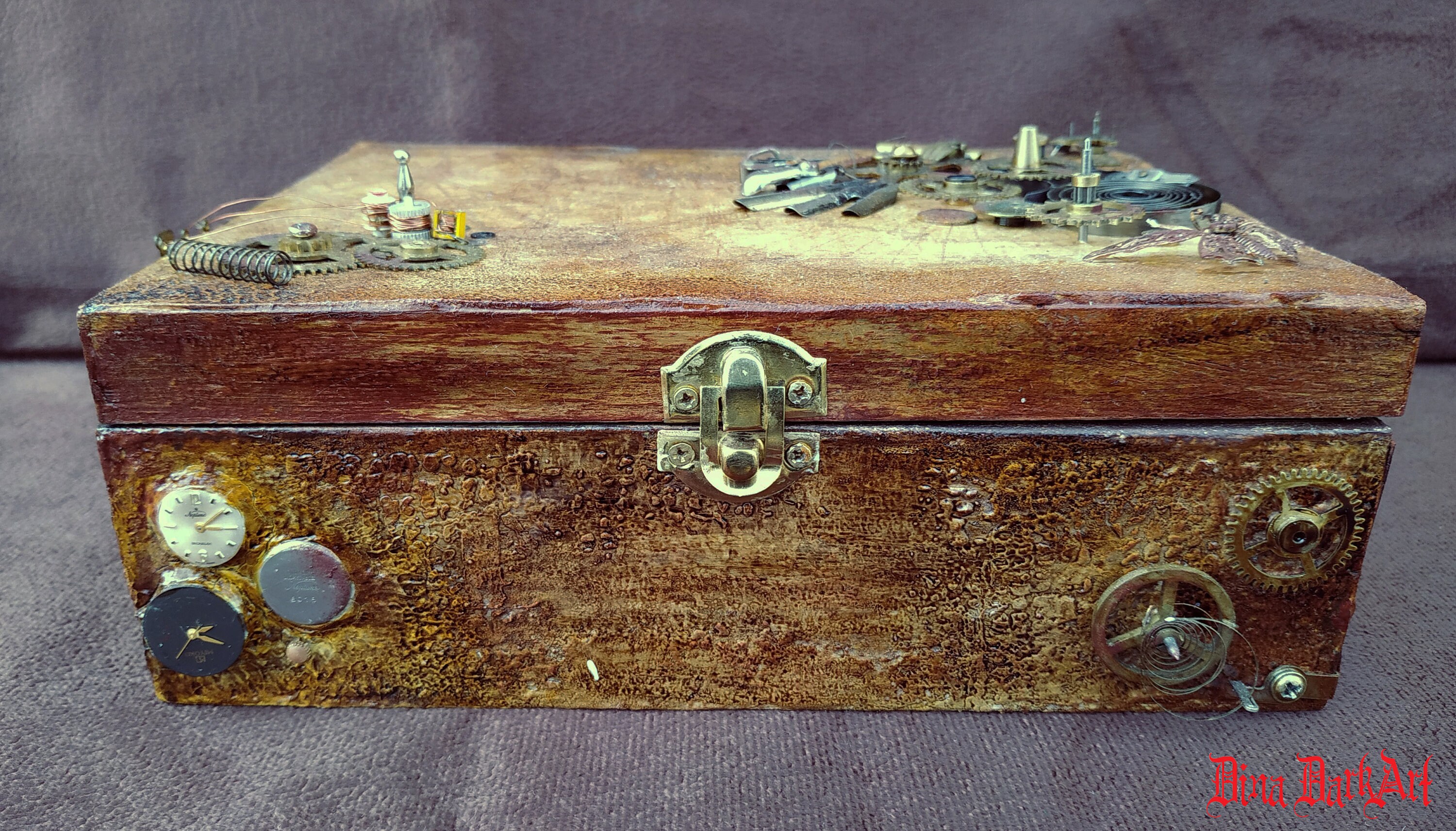 Steampunk Box Decorative Box Jewelry Box Memory Box Mix - Etsy