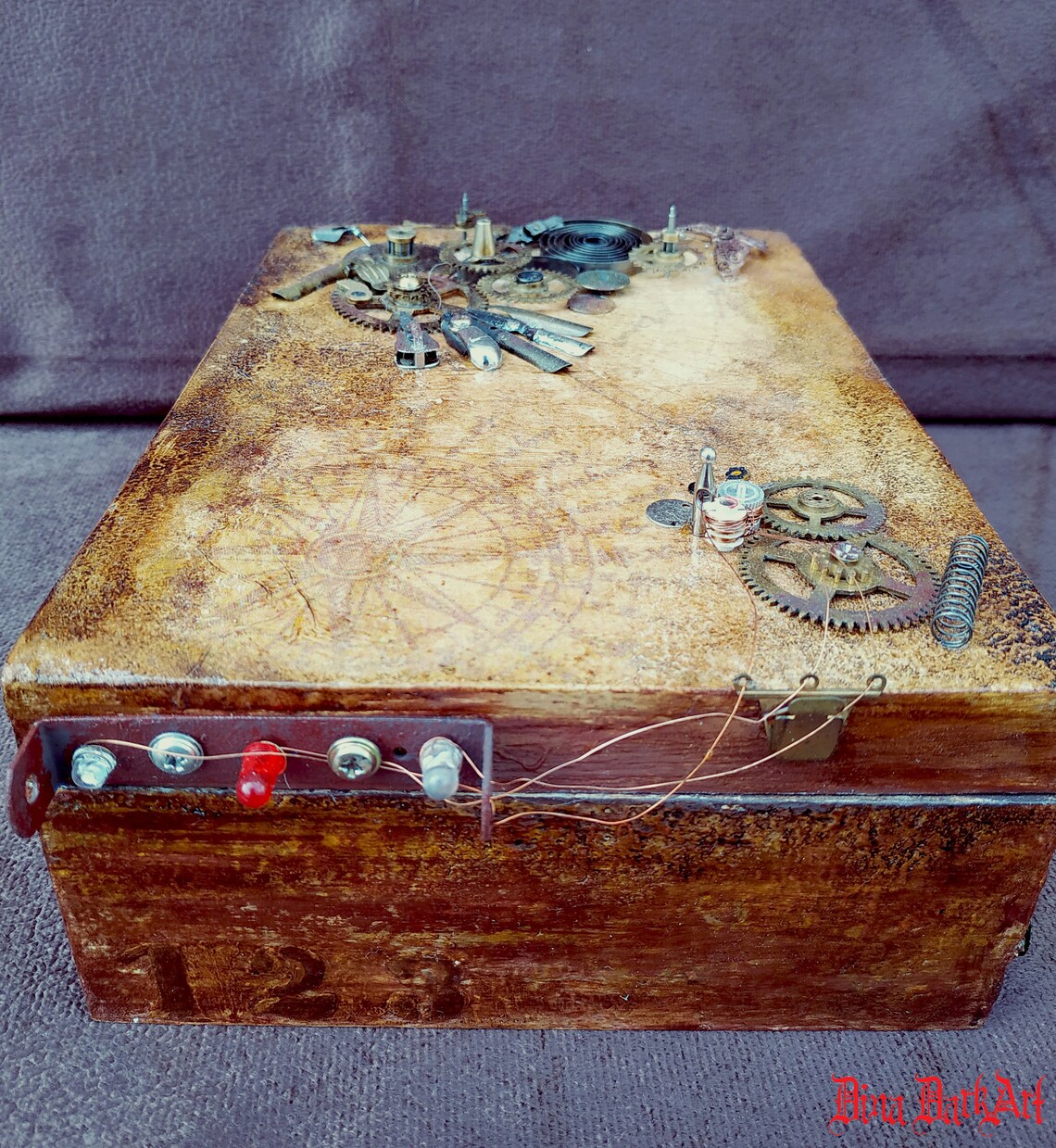 Steampunk Box, Decorative Box, Jewelry Box, Memory Box, Mix Media Box ...