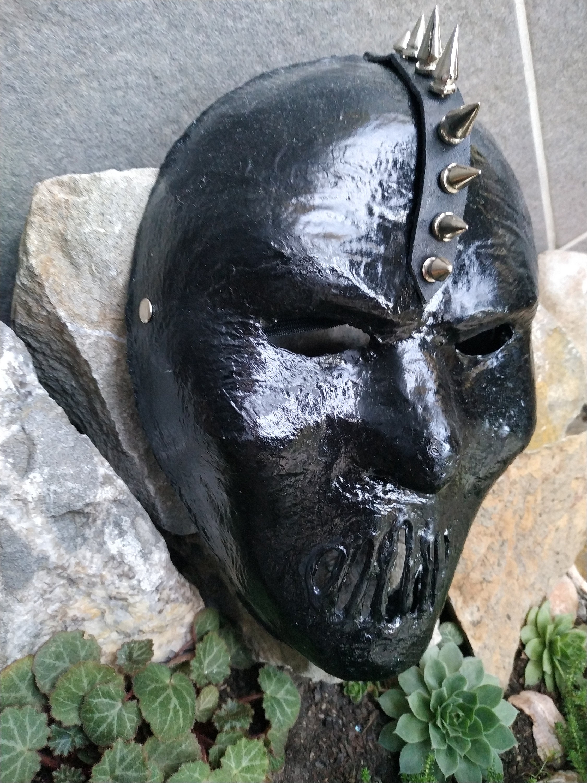 Metal/punk/rock Mask, Wearable Mask - Etsy