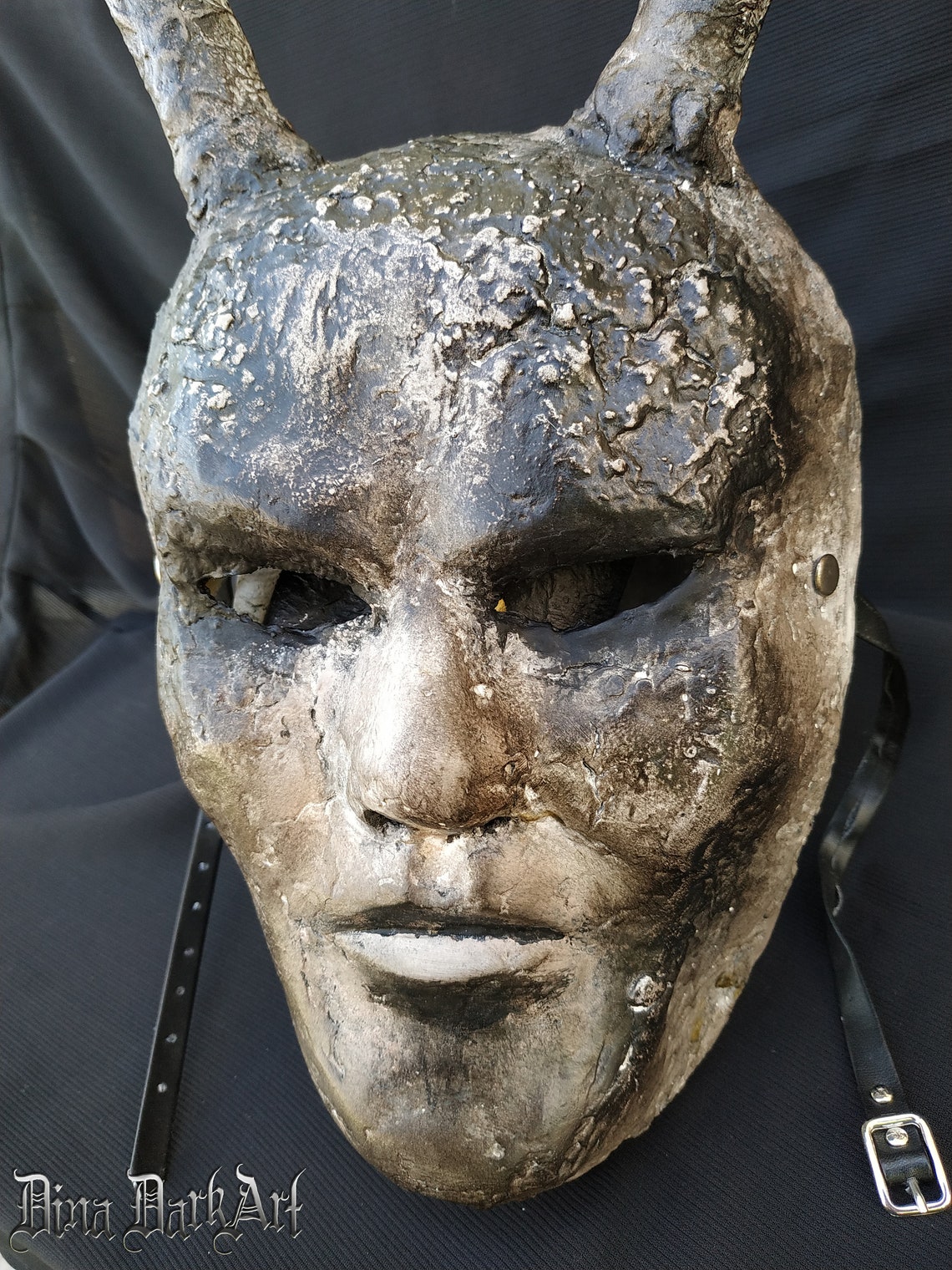 Lucifer mask Demon mask Wearable mask Halloween mask Mask | Etsy