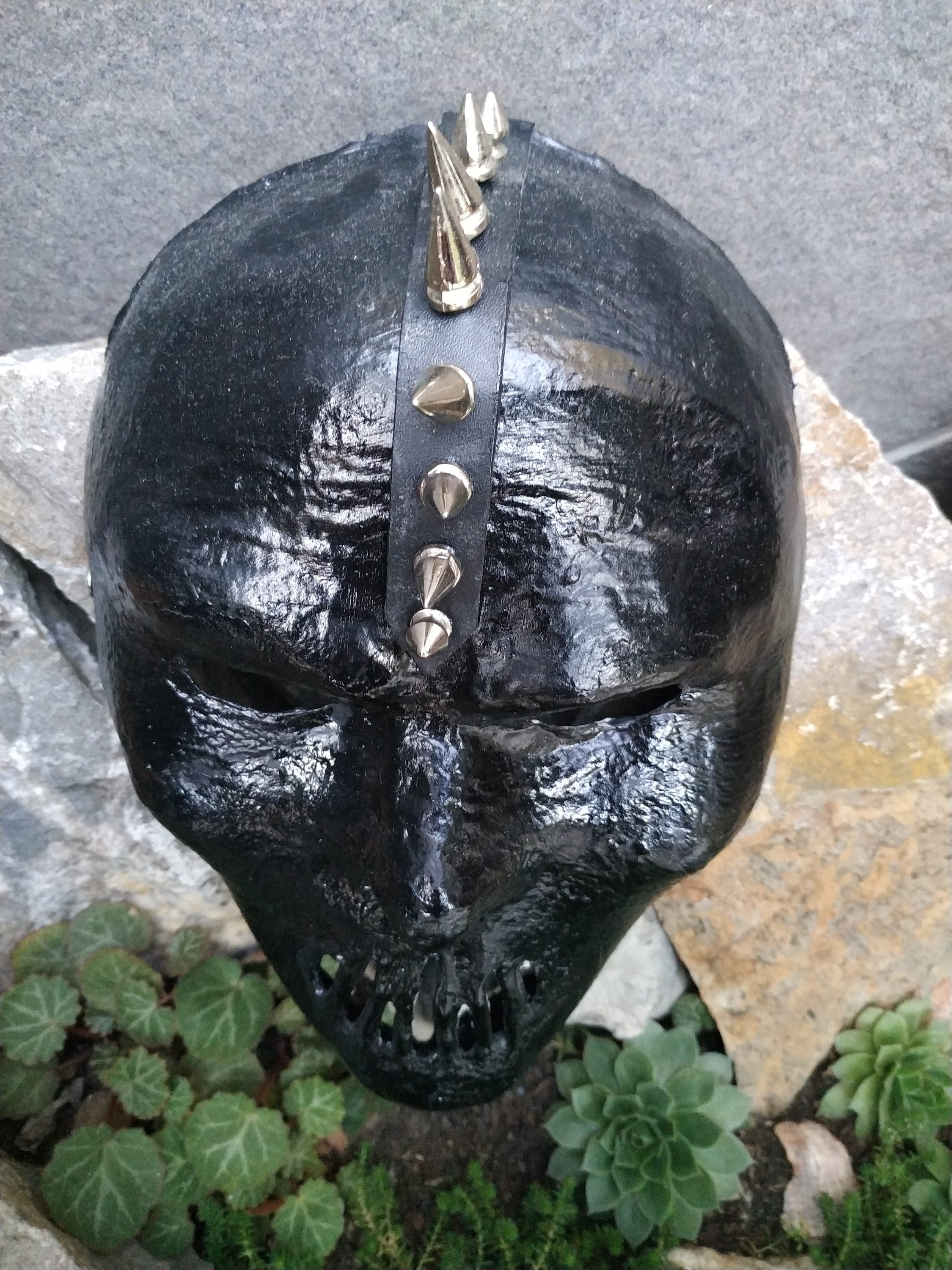 Metal/punk/rock Mask, Wearable Mask - Etsy