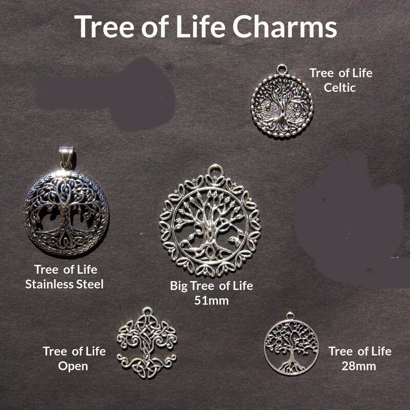 Tree of Life Charms - Etsy