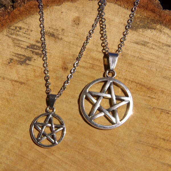 Pentagram Necklace - Etsy