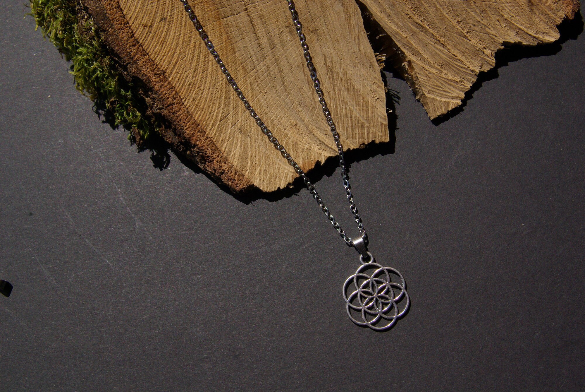 Seed of Life Sacred Geometry Pendant Flower of Life Amulet - Etsy