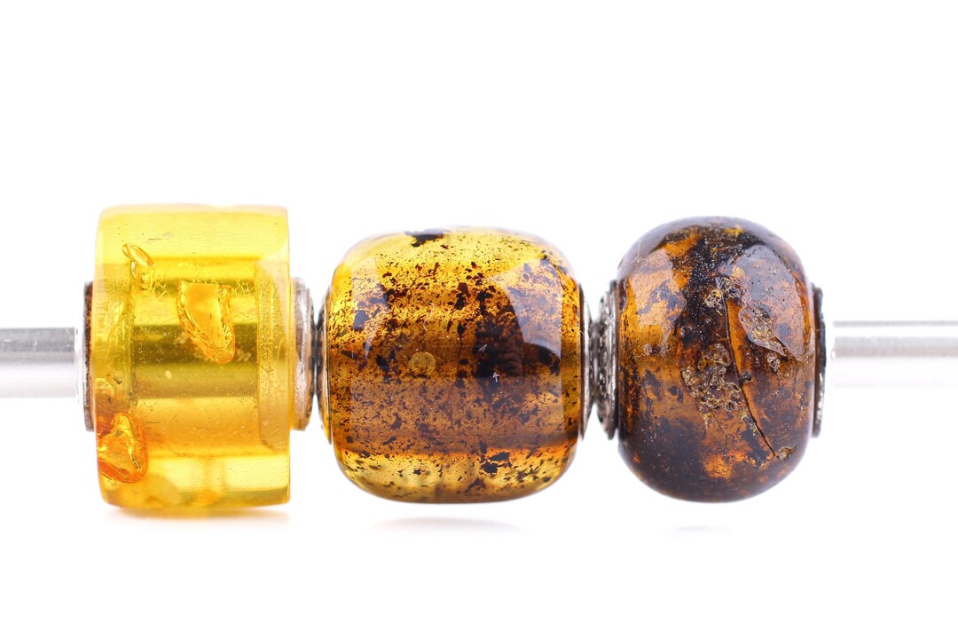 Royal Amber Charm by Chronicles, Unique Natural Milky Shade Amber ...