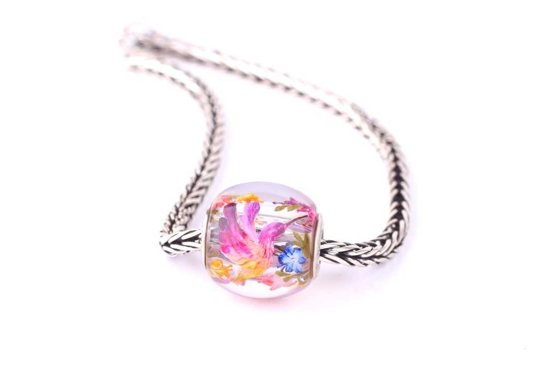 Charm “hummingbird” by Chronicles, Charm for Bracelets, Charm Fits ...