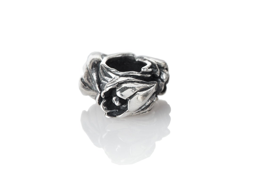 CROCUS Flowers-silver Charm by Chronicles, Unique Hand Made Jewelry for ...