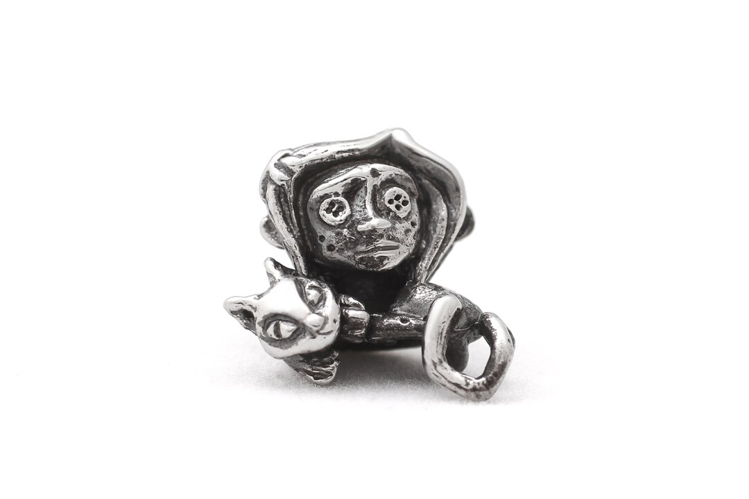 CORALINE and CAT Sterling Silver Charm by Chronicles, Unique Hand Made ...