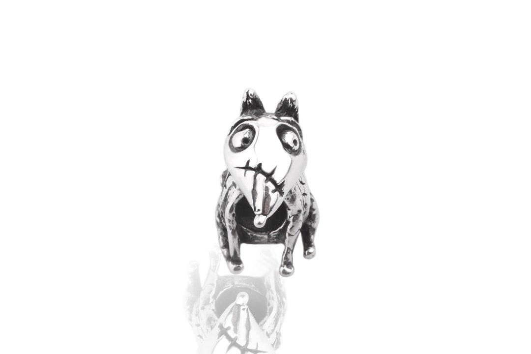Frankenweenie Dog Sterling Silver Charm by Chronicles, Unique Hand Made ...