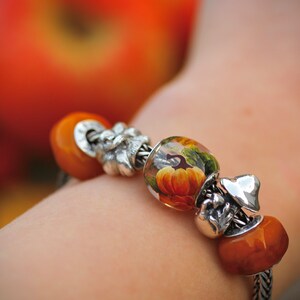 Charm “pumpkins” by Chronicles, Charm That Fits Bracelets and Bangles, Jewelry for Women, Unique ...