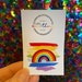 Rainbow Pin Badge - Etsy