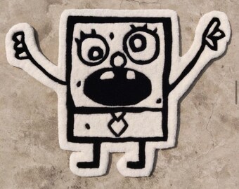 Spongebob Tufted Rug - Etsy