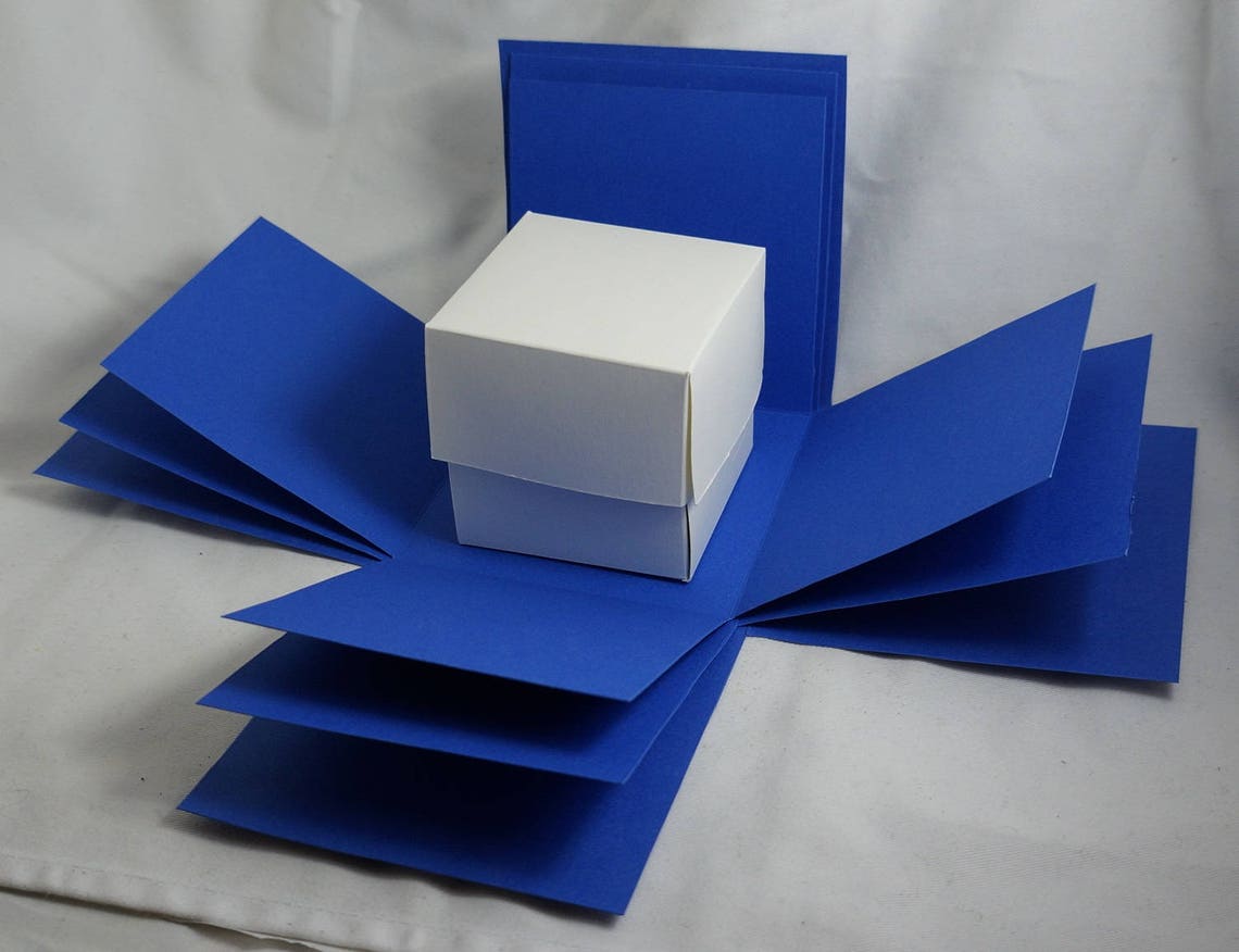 Exploding Gift Box Shell W/ Bonus Gift Box Explosion Gift - Etsy Australia
