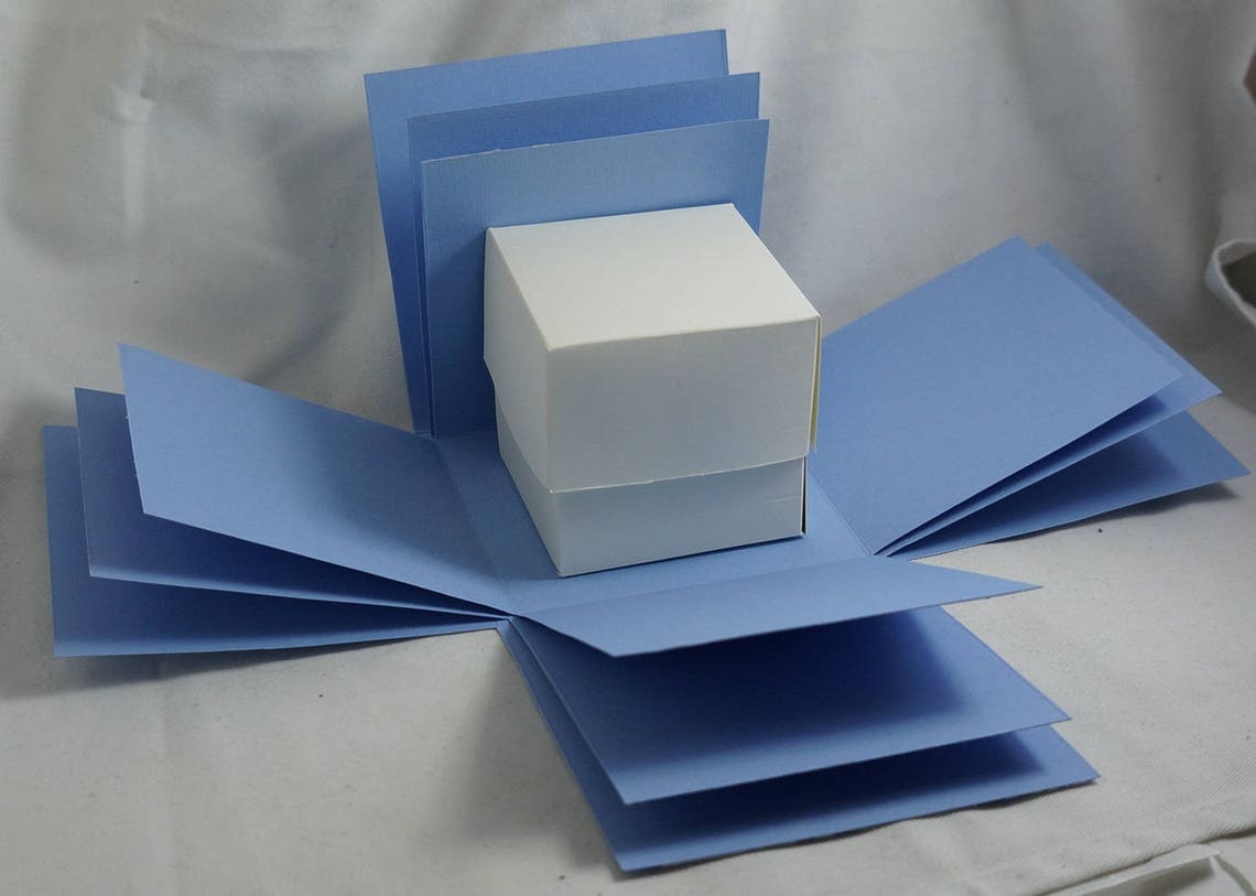 Exploding Gift Box Shell W/ Bonus Gift Box Explosion Gift - Etsy Australia