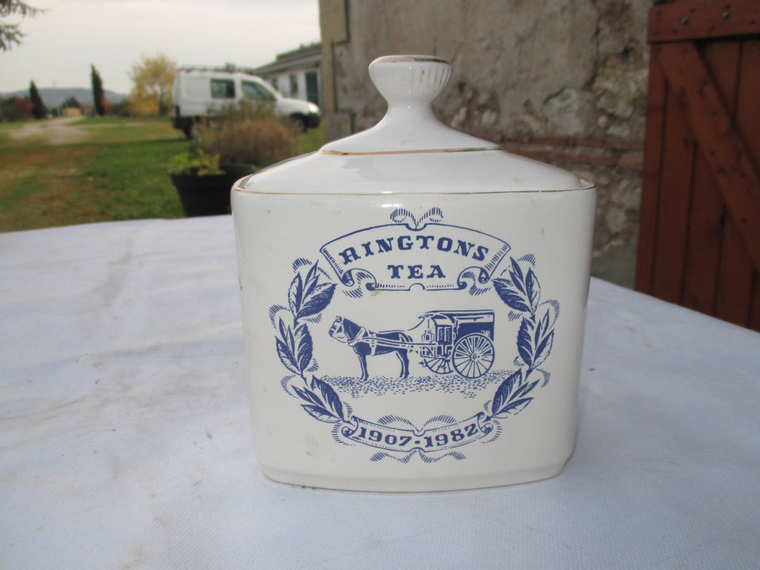 Ringtons Tea Caddy Made by Wade Heath Ceramic - 75th Anniversary - Good ...