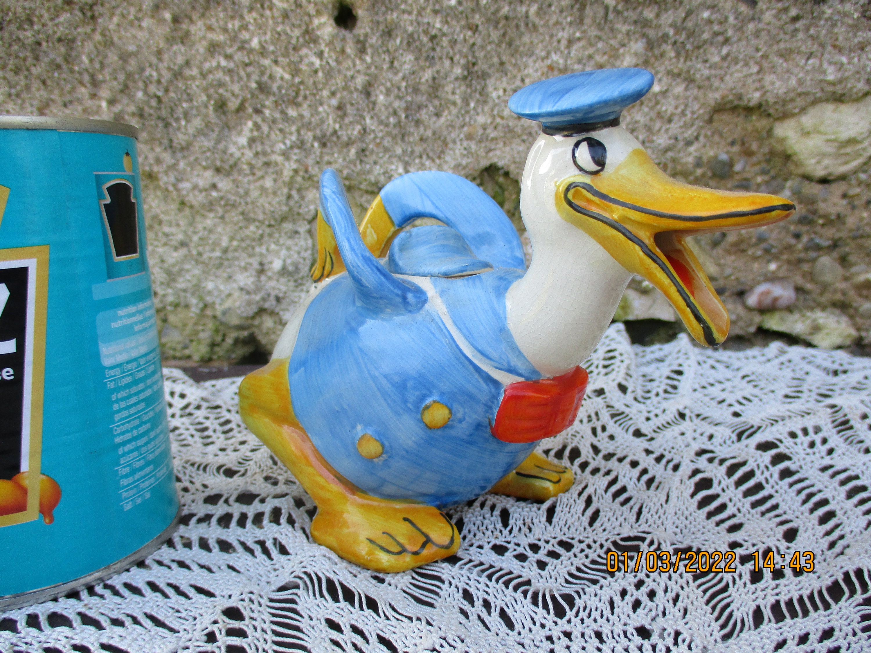 Extremely Rare Wadeheath Donald Duck Tea Pot. Small Size. With ...