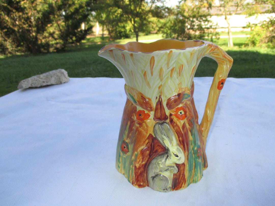 Burleigh Rabbit Jug small Version Art Deco English 1930s - Etsy