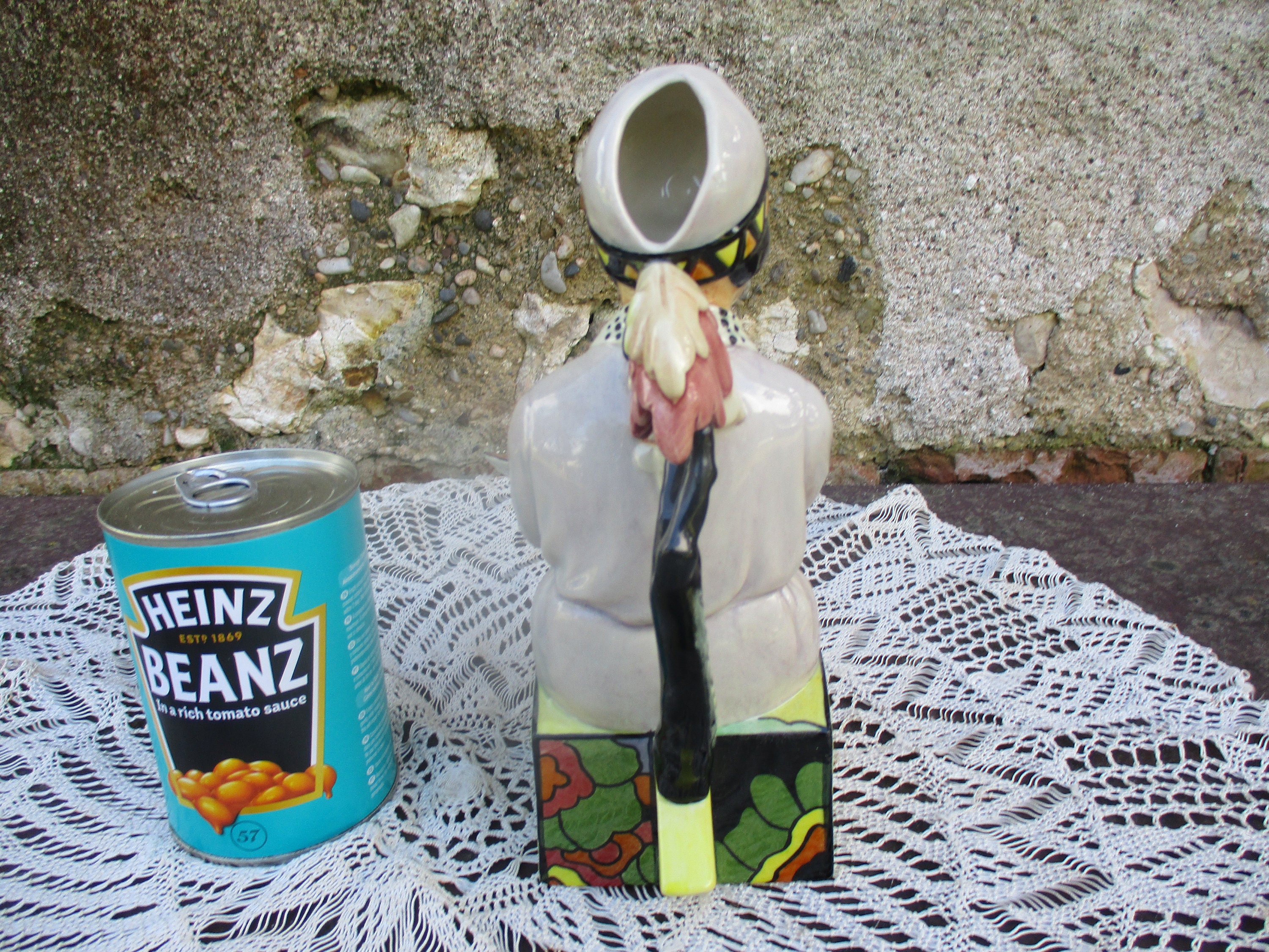 Kevin Francis: Clarice Cliff Figure. Seated in a Semi-jug Format ...