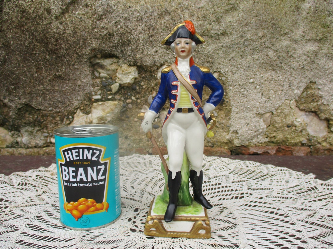 Capodimonte Soldier Figurine. Unknown Age, Backstamp is Crown and N ...