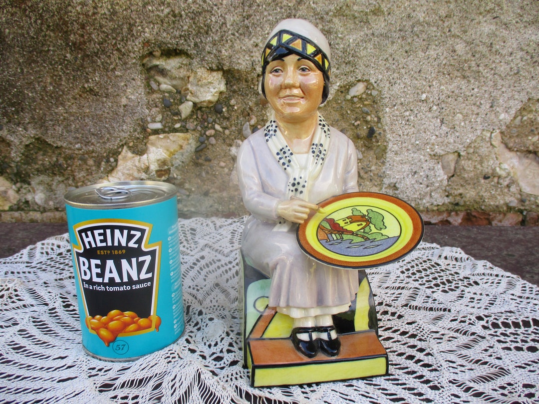 Kevin Francis: Clarice Cliff Figure. Seated in a Semi-jug Format ...