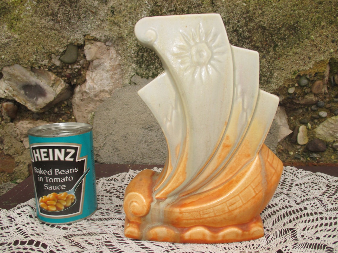 Beswick Art Deco Galleon Ship Vase No. 169. Not Marked - Etsy