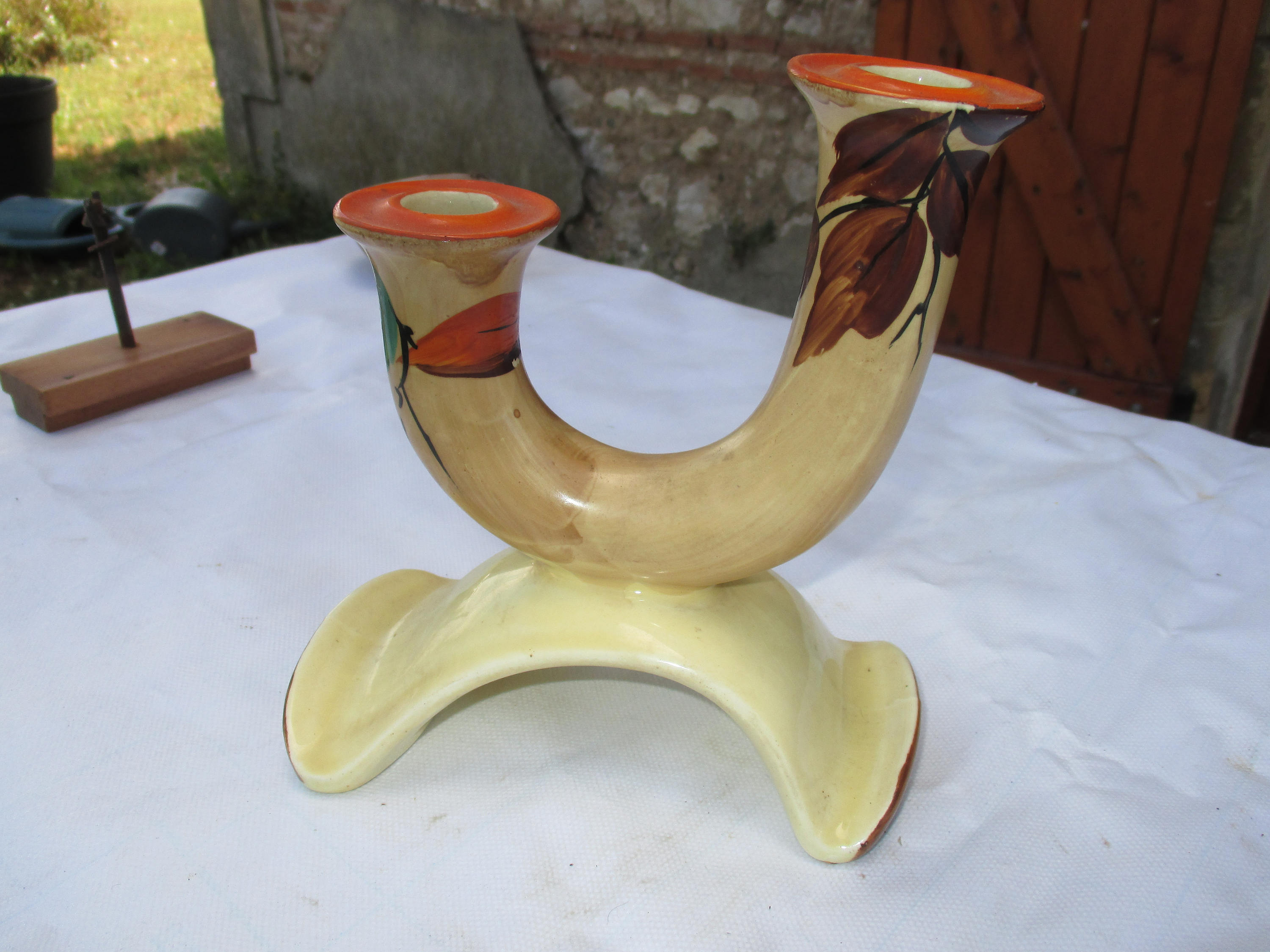 Myott Art Deco Candlestick English 1930s. Ceramic Hand - Etsy