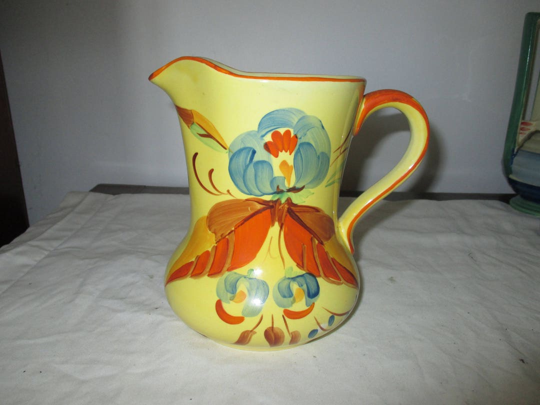 Lovely Beswick "handcraft" Jug/pitcher - Hand Painted Art Deco English ...