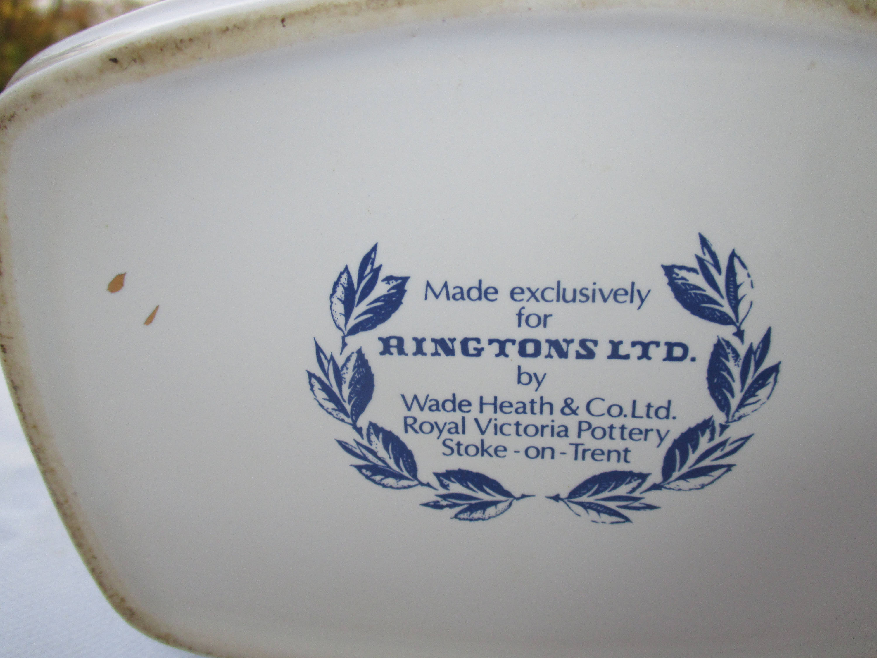 Ringtons Tea Caddy Made by Wade Heath Ceramic - 75th Anniversary - Good ...