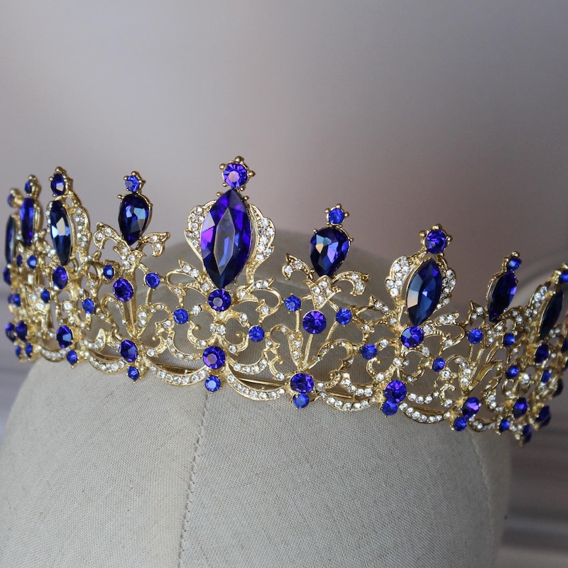 Royal Blue Crown - Etsy