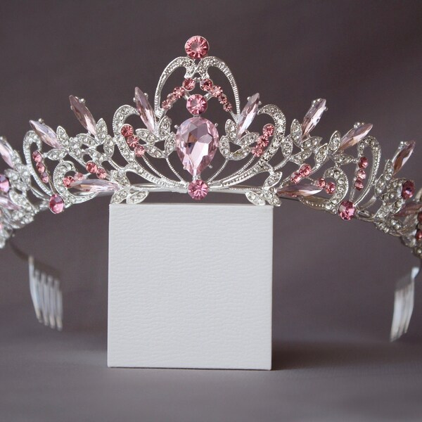 Pink Tiara - Etsy