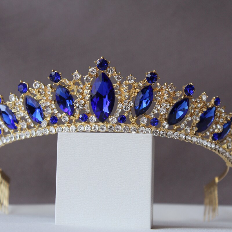 Blue Tiara - Etsy