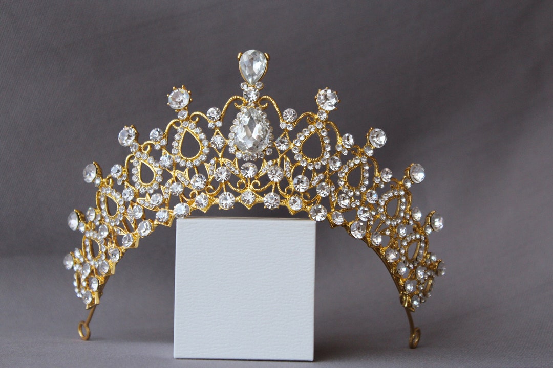 Child Tiara, Gold Tiara, Royal Tiara, Queen Crown, Wedding Tiara ...