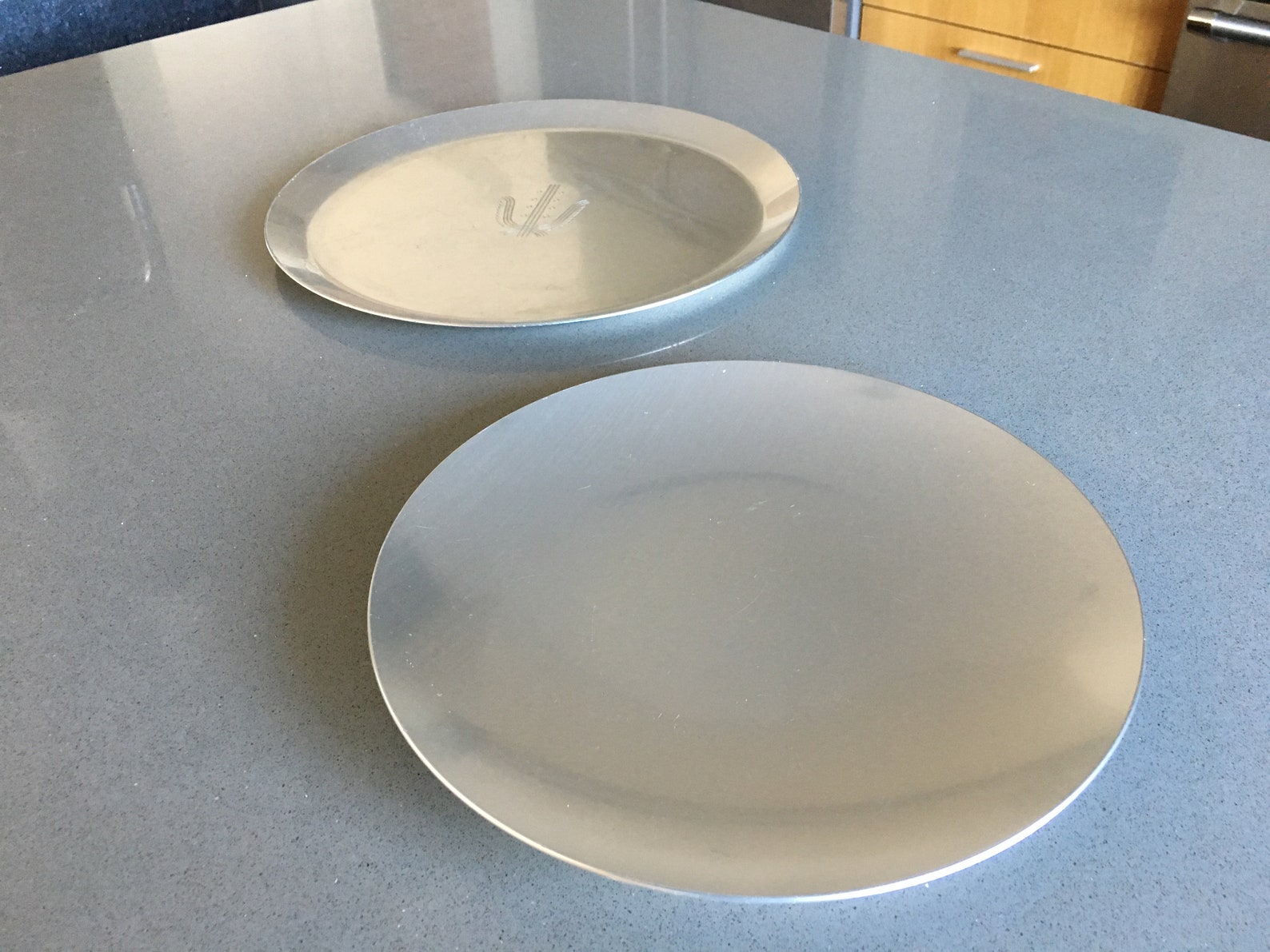 Shiny Kensington Aluminum Plate or Serving Dish. - Etsy