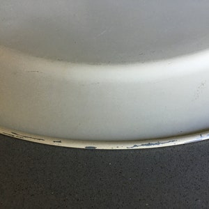 Very Large Metal Serving Tray. Cream Color With Wide Leaf ivy or Grape ...