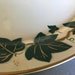 Very Large Metal Serving Tray. Cream Color With Wide Leaf ivy or Grape ...