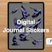 Lightning Birds Digital Sticker Sheet, PNG, Goodnotes, Pre-cropped - Etsy